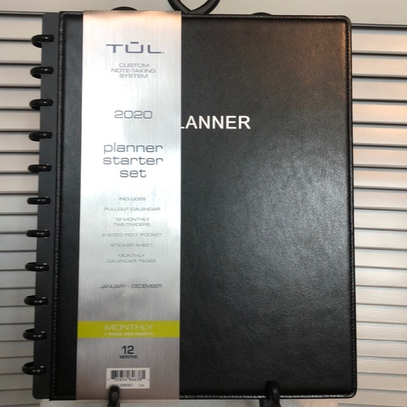 TUL | Office | New Tul Full Sz Black Leather Planner Starter Set | Poshmark